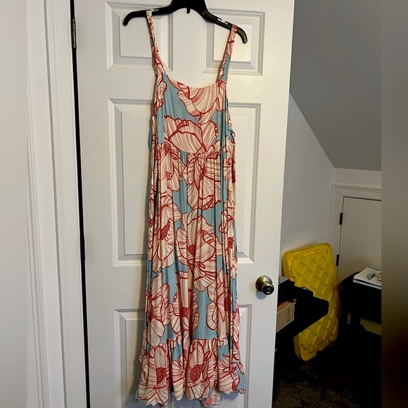FARM Rio | Dresses | Farm Rio Graphic Floral Maxi Dress | Poshmark